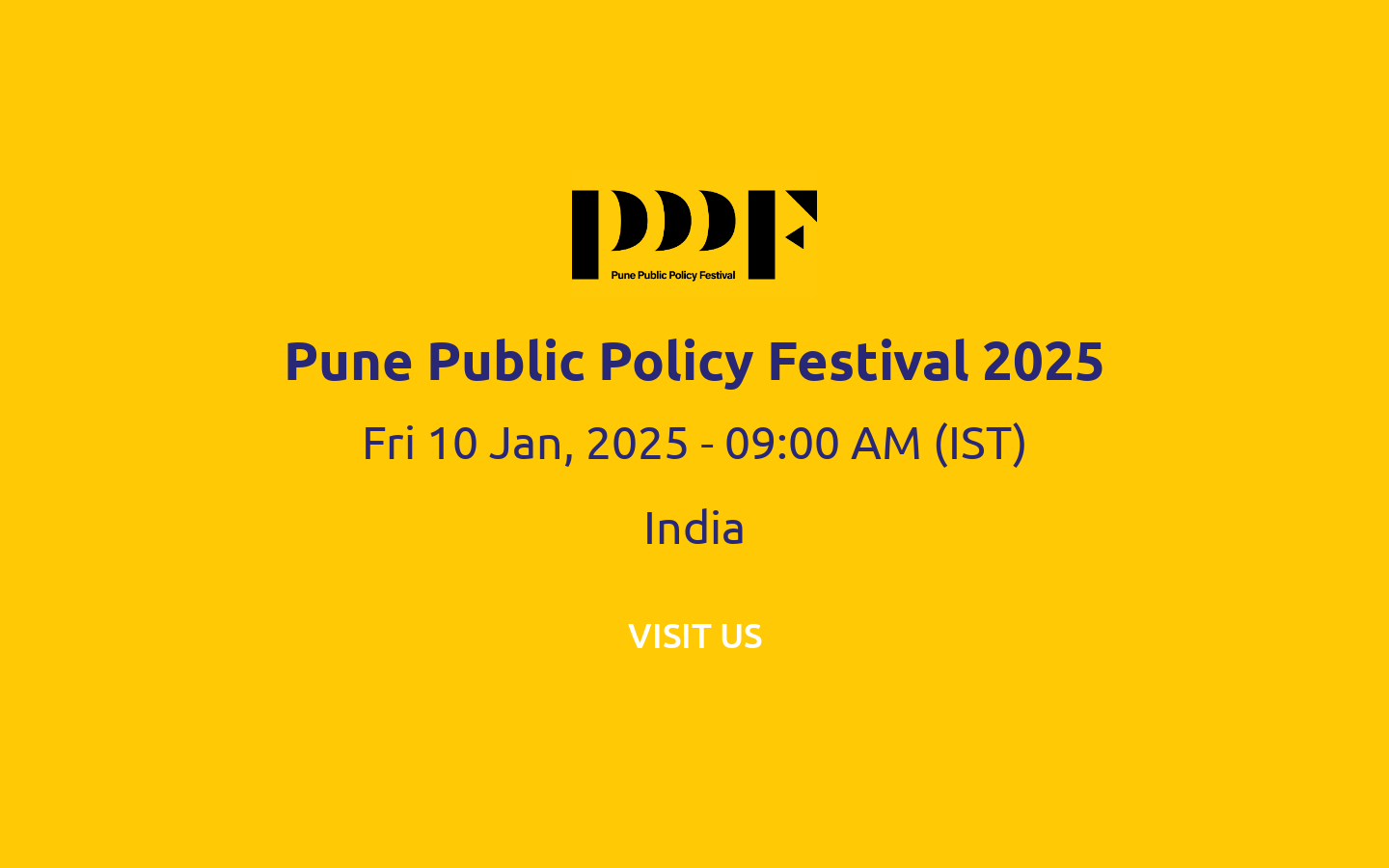 Pune Public Policy Festival 2025